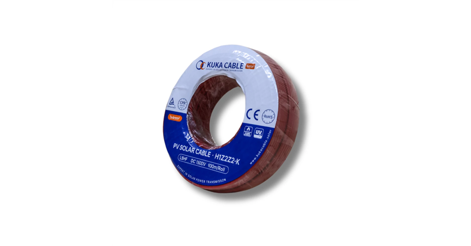 Solar kábel 4mm2 piros 100m (KUKA CABLE) - KUKA CABLE